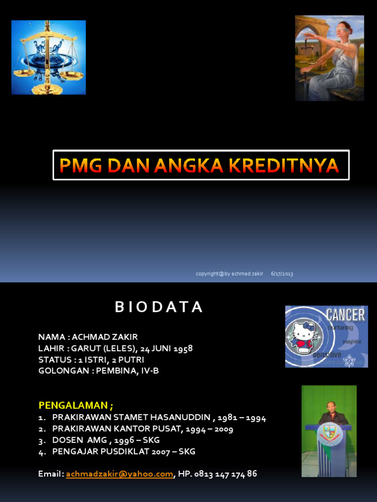PMG Dan Angka Kreditnya | PDF