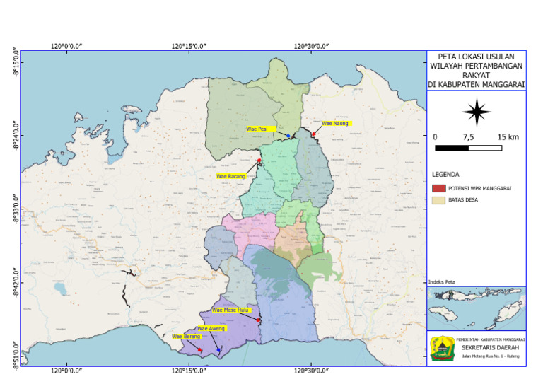 Peta WPR Manggarai | PDF