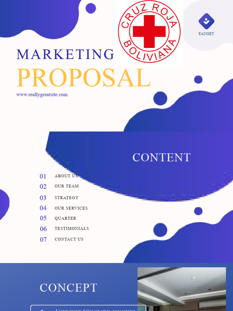 Blue Modern Marketing Proposal Presentation | PDF