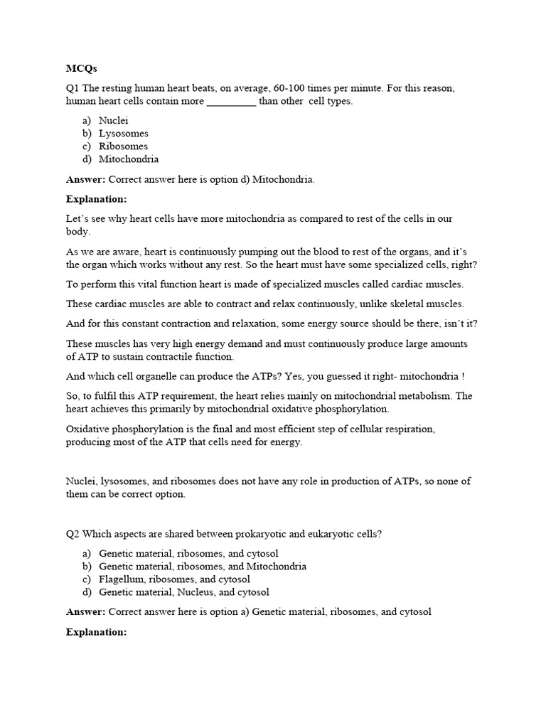 QBS Bio Assignment - Prachi.S | PDF QBS Bio Assignment - Prachi.S | PDF