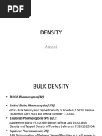 Usp-General Chapters - 616 - Bulk Density and Tapped Density | PDF | Density | Volume