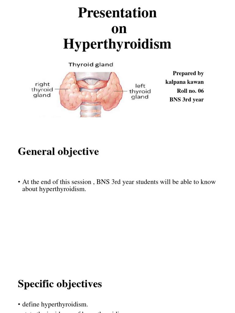 Hyperthyroidism Pdf