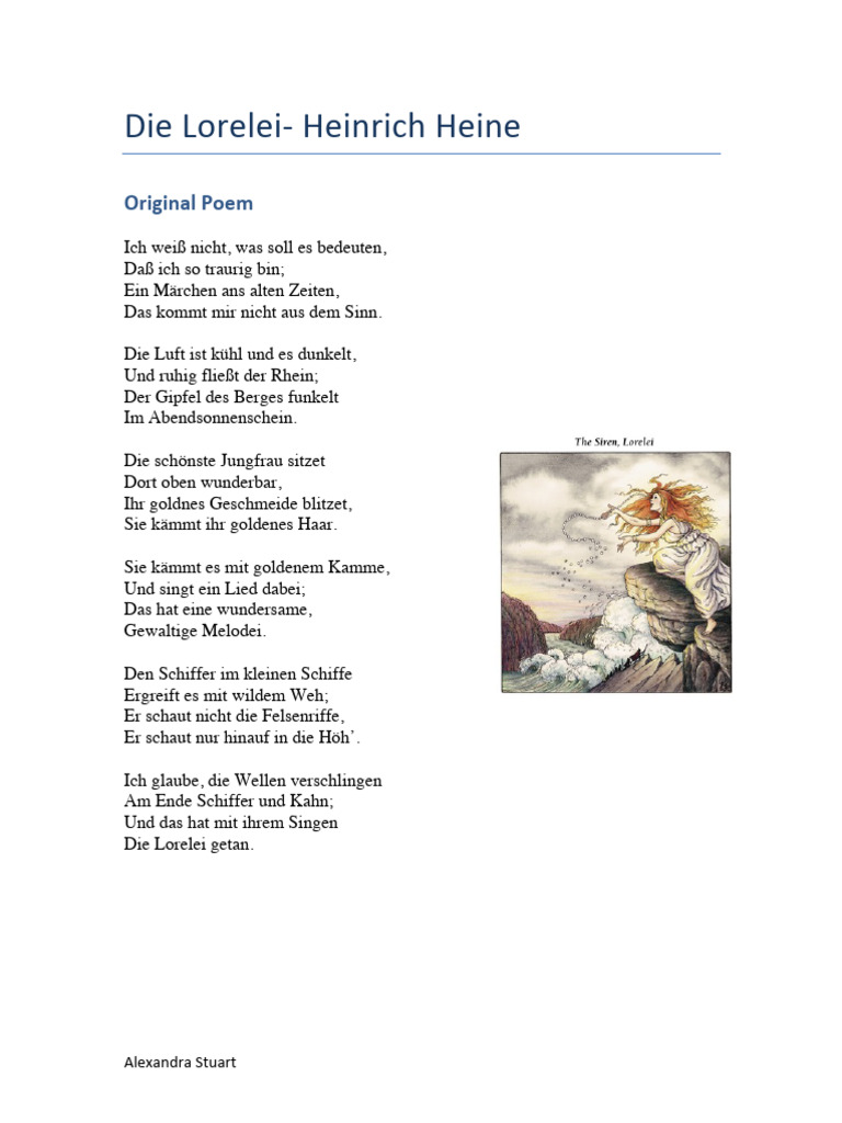 Heine Lorelei | PDF