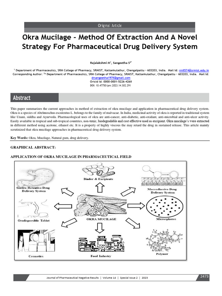 Mucilage Okra 2 | PDF
