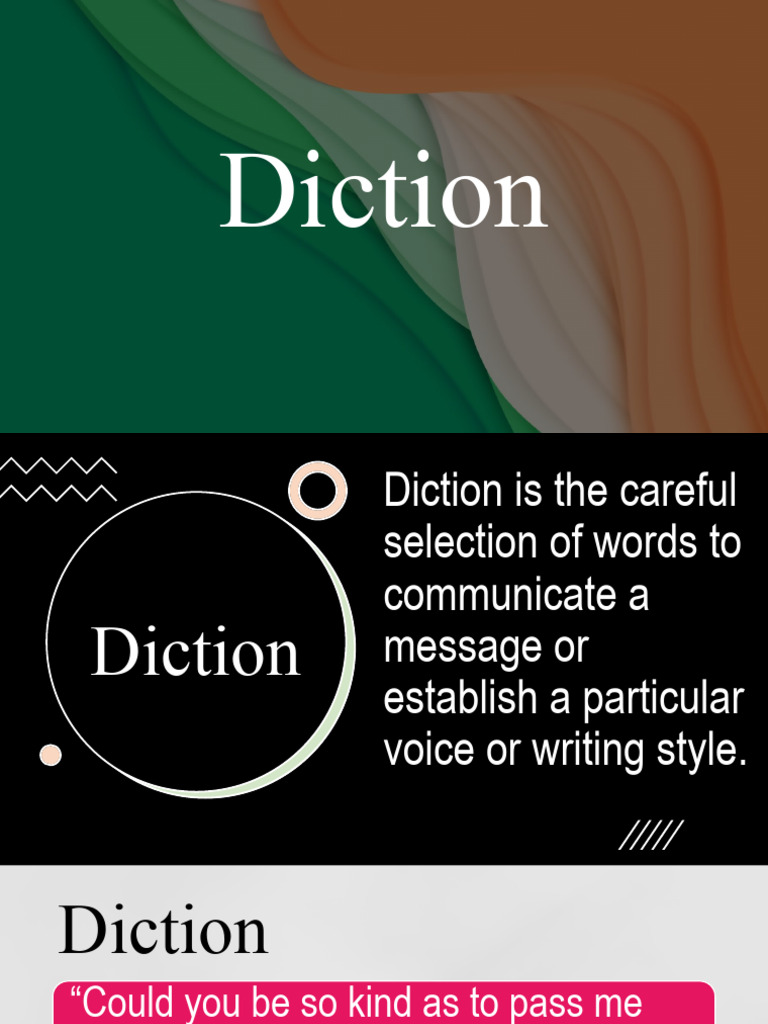 Lesson 4 - Diction | PDF