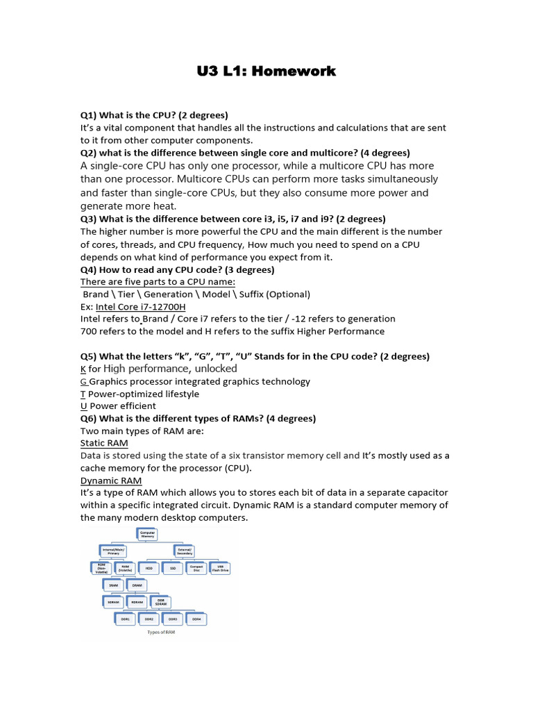 U3 L1 Assignment | PDF