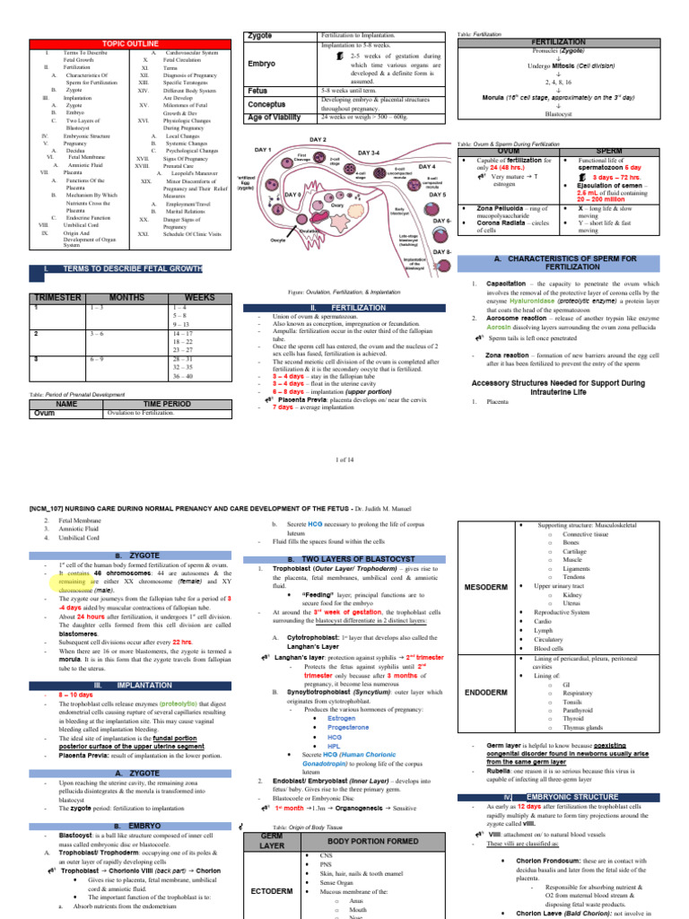 OB MIDTERMS Complete | PDF