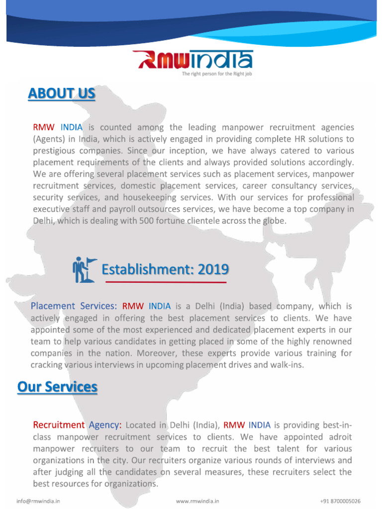RMW India (JD) | PDF