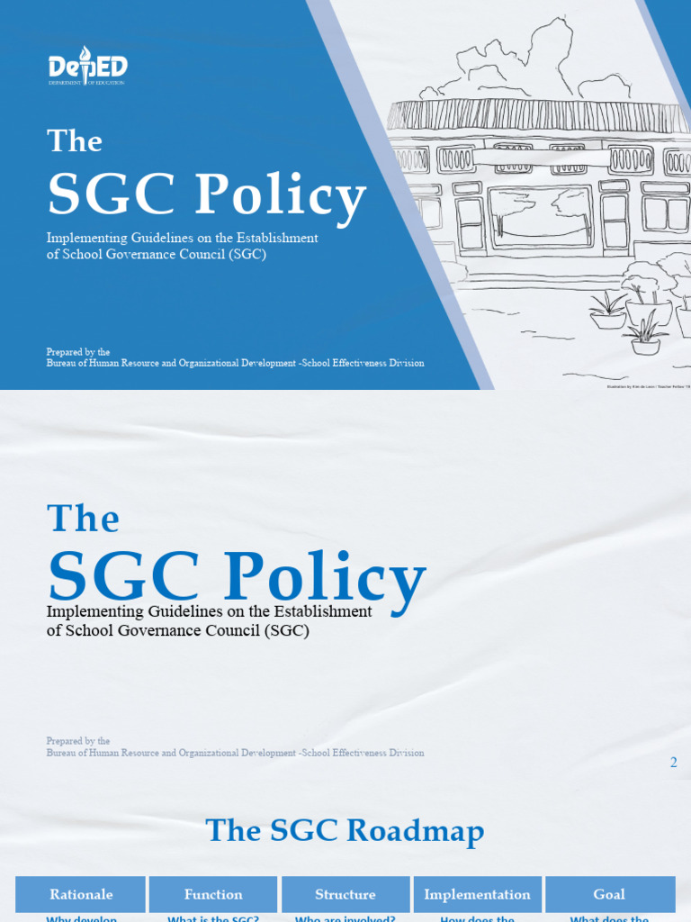 School Governance Council Guidelines | PDF | Governance | Policy