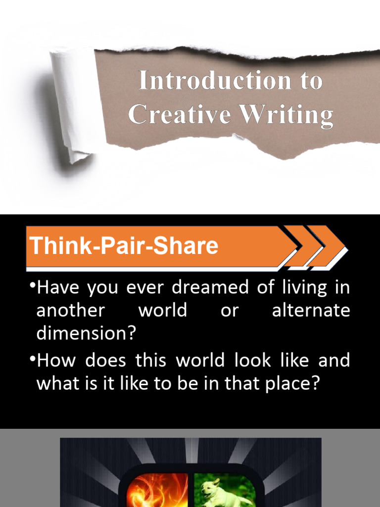 Lesson 1 - Intro To Creative Writing | PDF