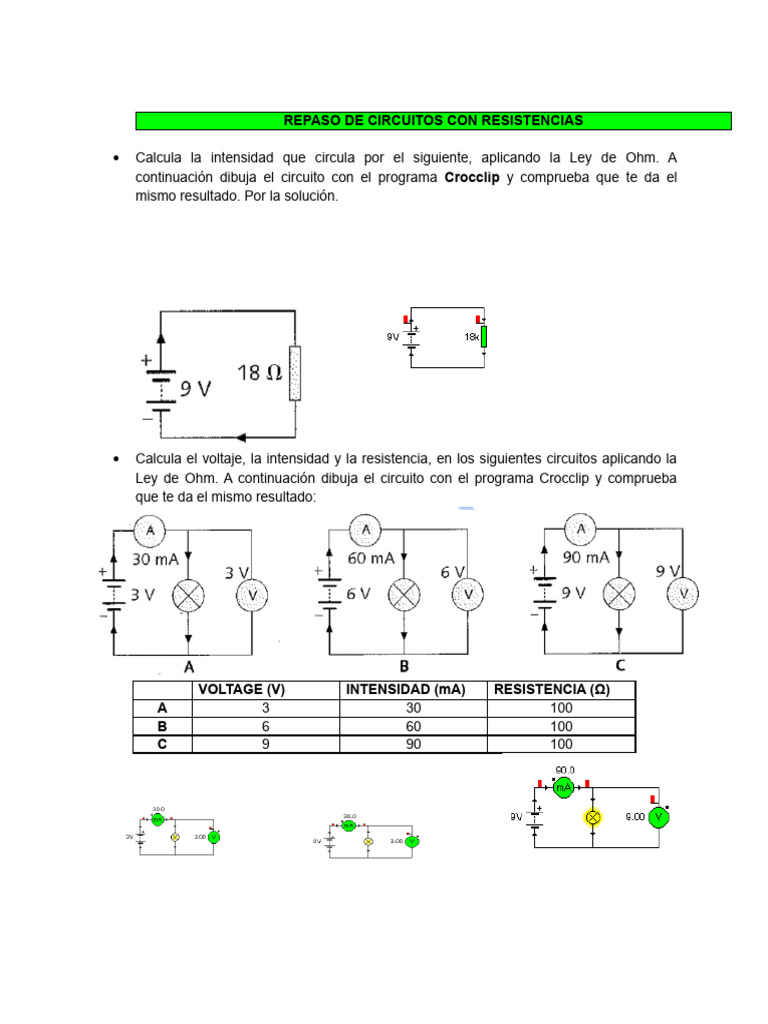 Simulación y Cálculo de Circuitos | PDF