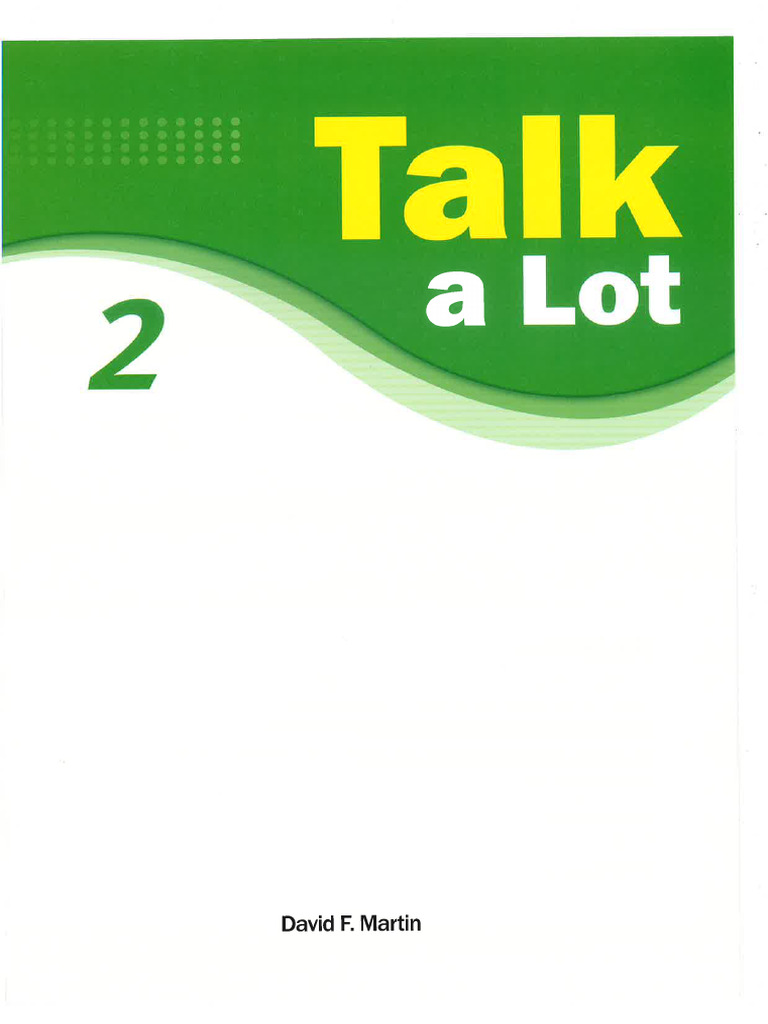 Talk A Lot 2 | PDF