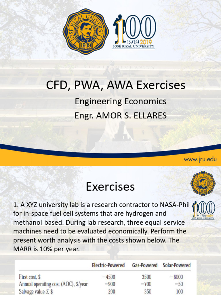 Pwa CFD Awa Exercises | PDF