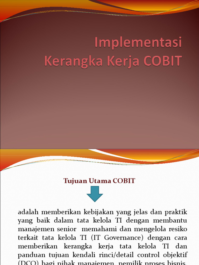 COBIT | PDF