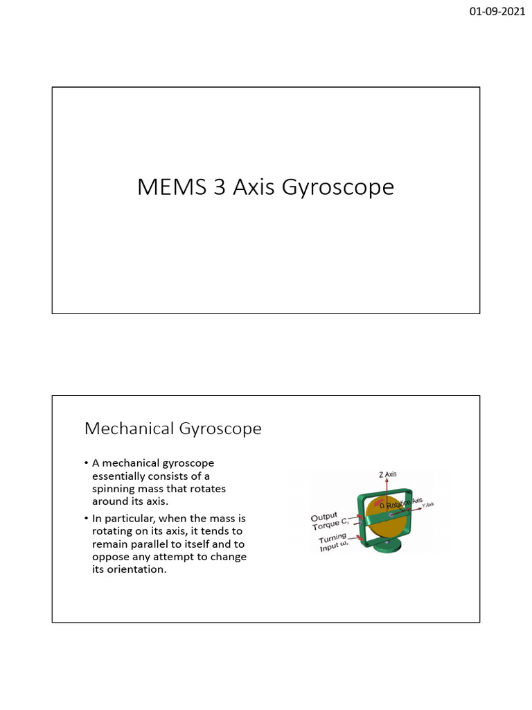 6 MEMS Gyroscope | PDF