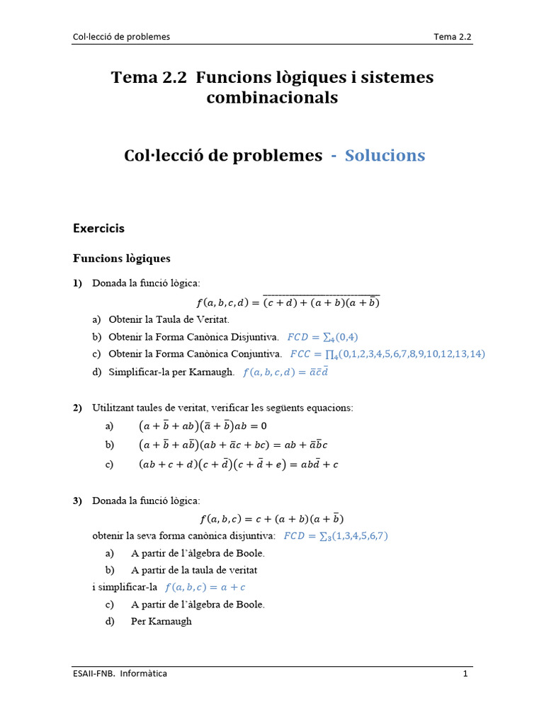 Colec Prob Tema 2.2 Sol | PDF