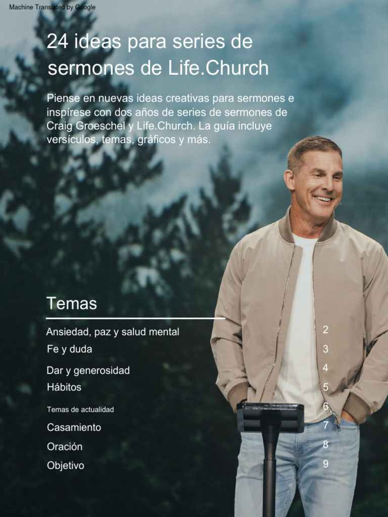 Sermon Series Ideas Guide | PDF