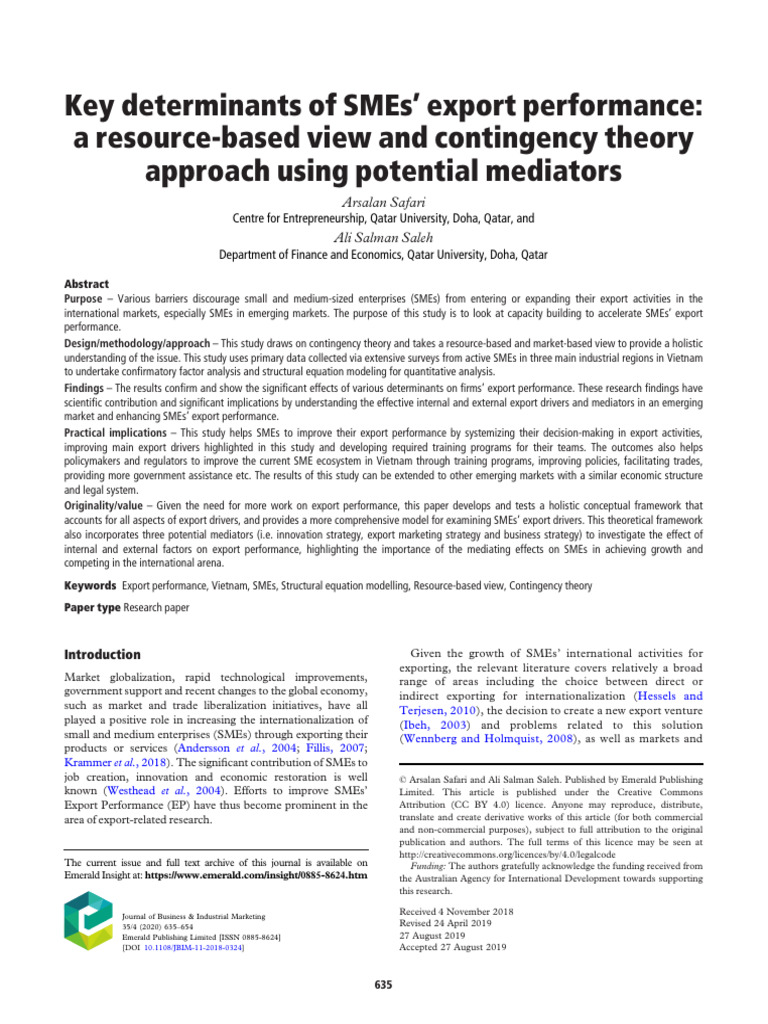 4 SME Exp Performance 2019 | PDF