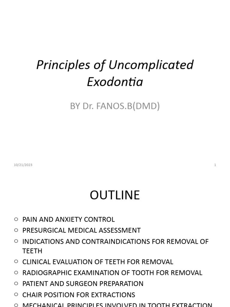 3 Exodontia | PDF