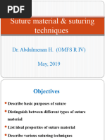 Laceration Repair: Suture Types & Techniques | PDF | Surgical Suture ...