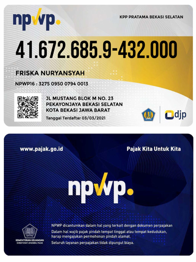 NPWP | PDF
