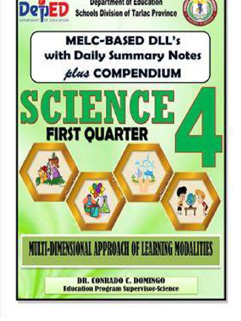 Science 4 Quarter 1 Melc DLL | PDF