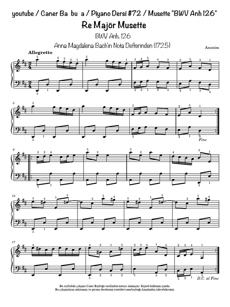 Piyano Dersi 72 Caner Basbuga | PDF