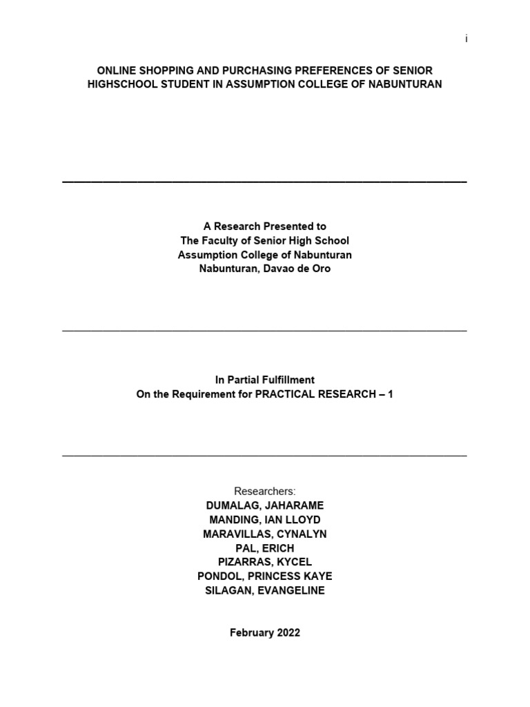 Group 1 Abm Research Paper | PDF