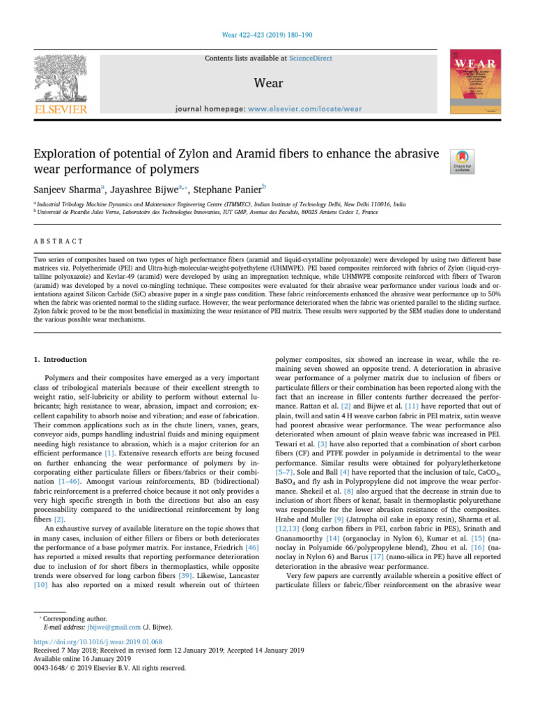 Exploration of Potential of Zylon and Aramid Fibers To Enhance The ...