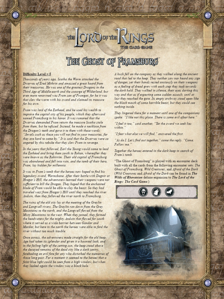 MEC69 - The Ghost of Framsburg | PDF | J. R. R. Tolkien | Middle Earth