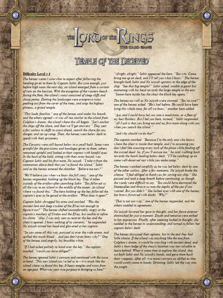 MEC50 - Temple of The Deceived | PDF