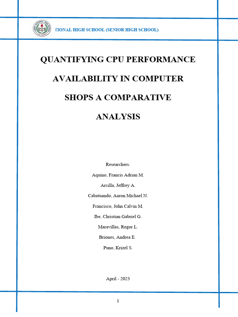 Manuscript Copy1 | Download Free PDF | Central Processing Unit | Multi Core Processor