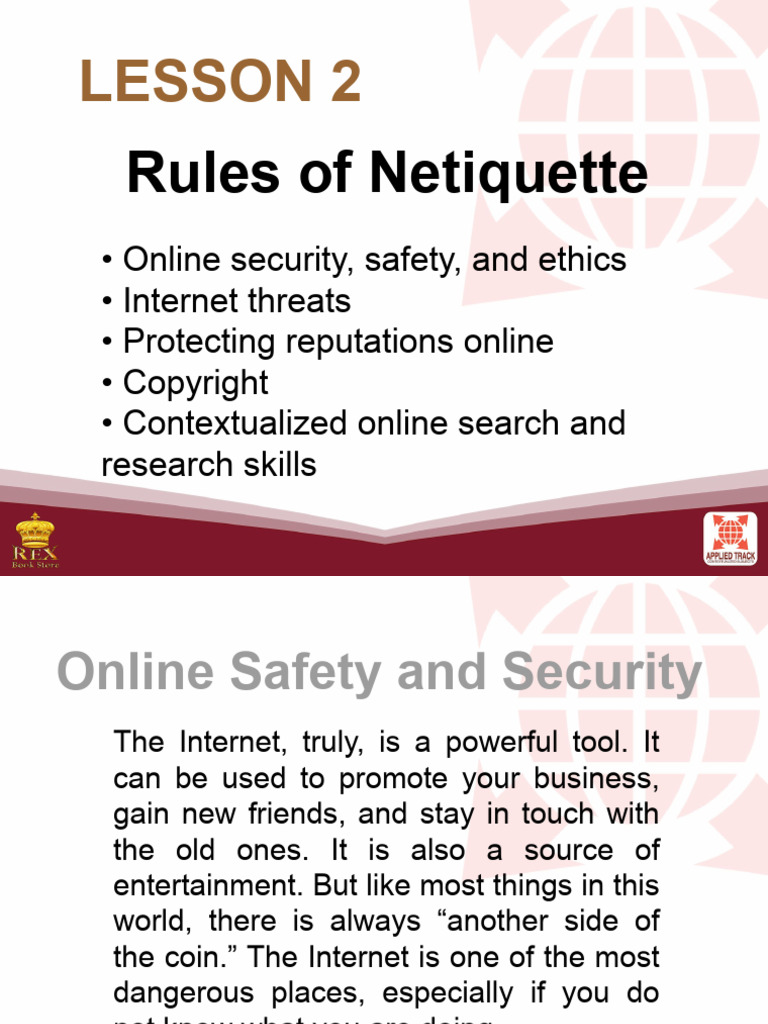 L2 Rules of Netiquette | PDF | Computers