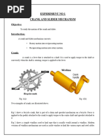 ABE055 Slider Crank Mechanism | PDF | Mechanical Engineering | Mechanics