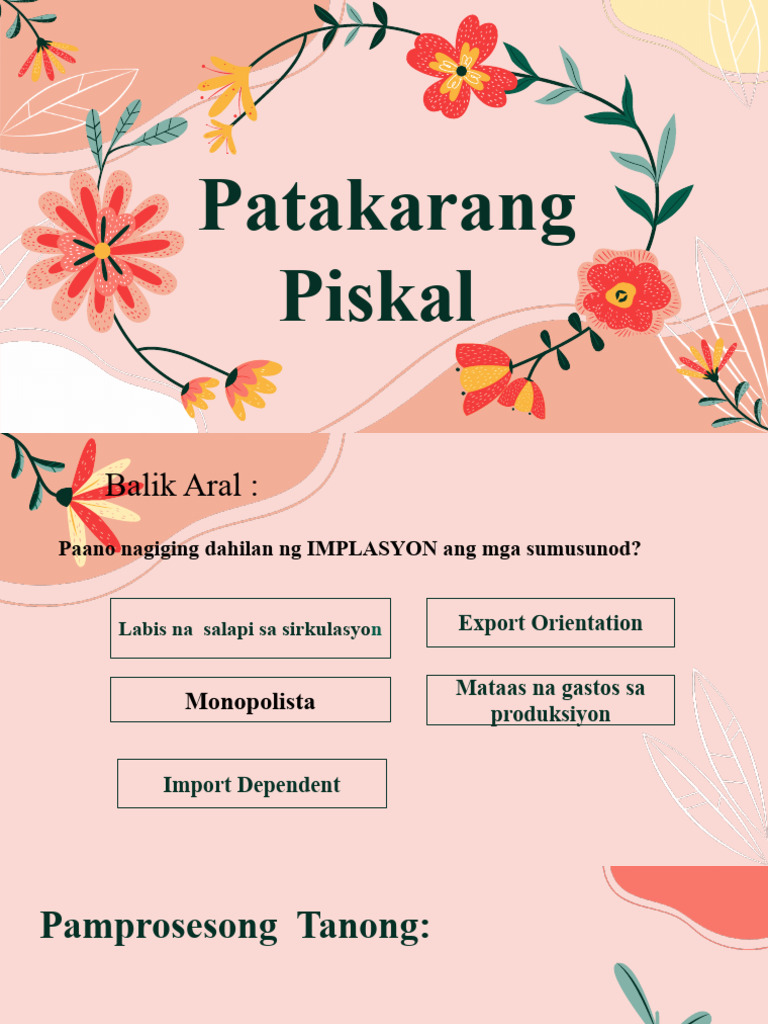 Patakarang Piskal 2 | PDF