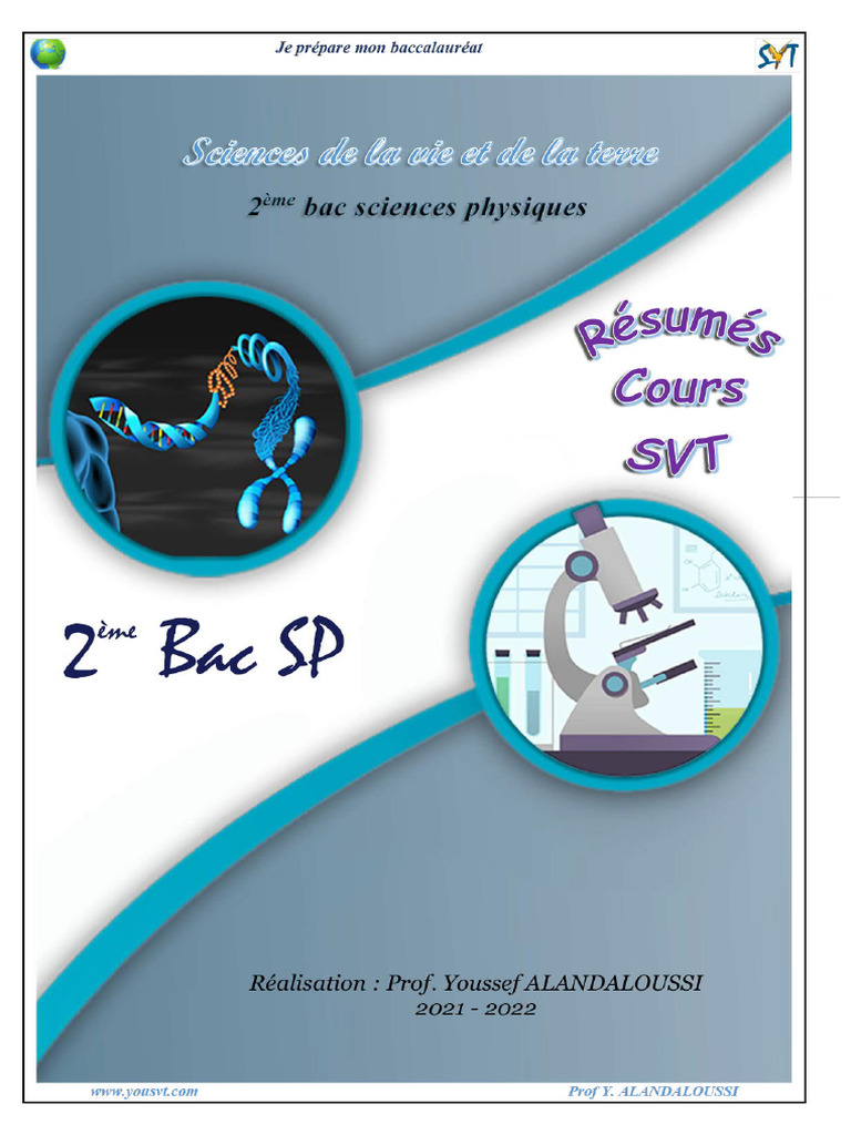 RESUME SVT 2eme Bac SC Phy | PDF
