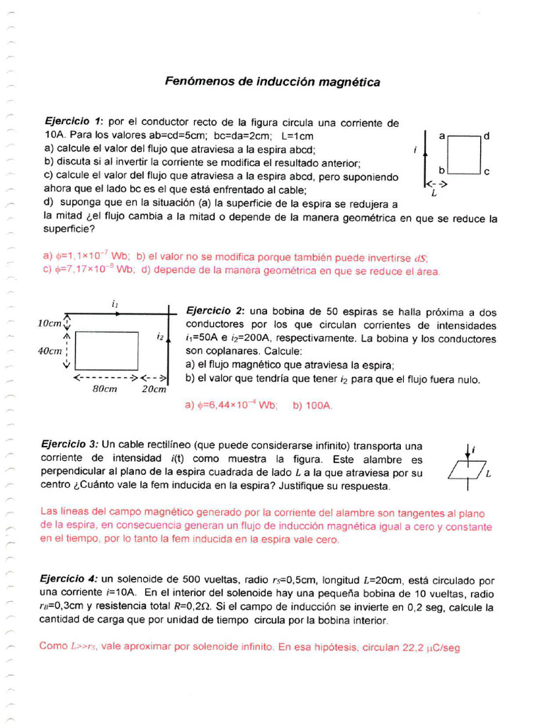 Guia Rotstein Induccion Magnetica | PDF