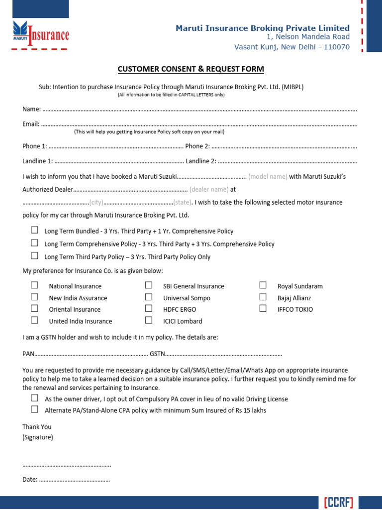 New Insurance Format | PDF | Insurance | Financial Risk