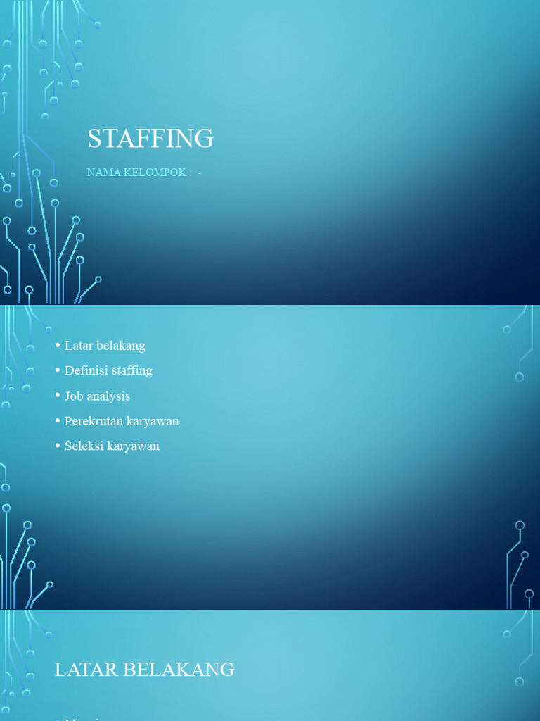 Staffing | PDF
