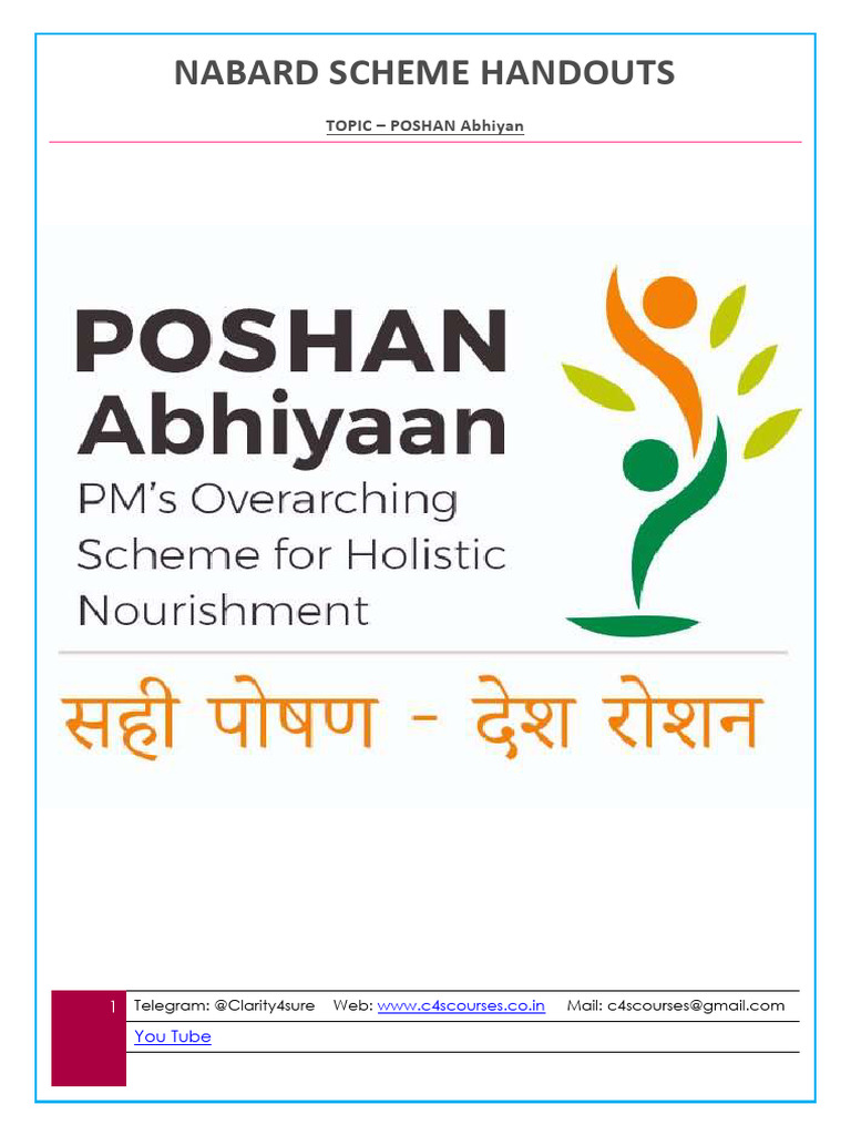 Poshan Abhiyan C4s Lyst1697 Pdf