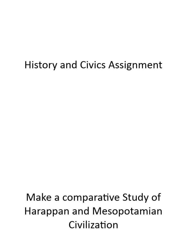 Harappan Civilization and Mesopotamia | PDF