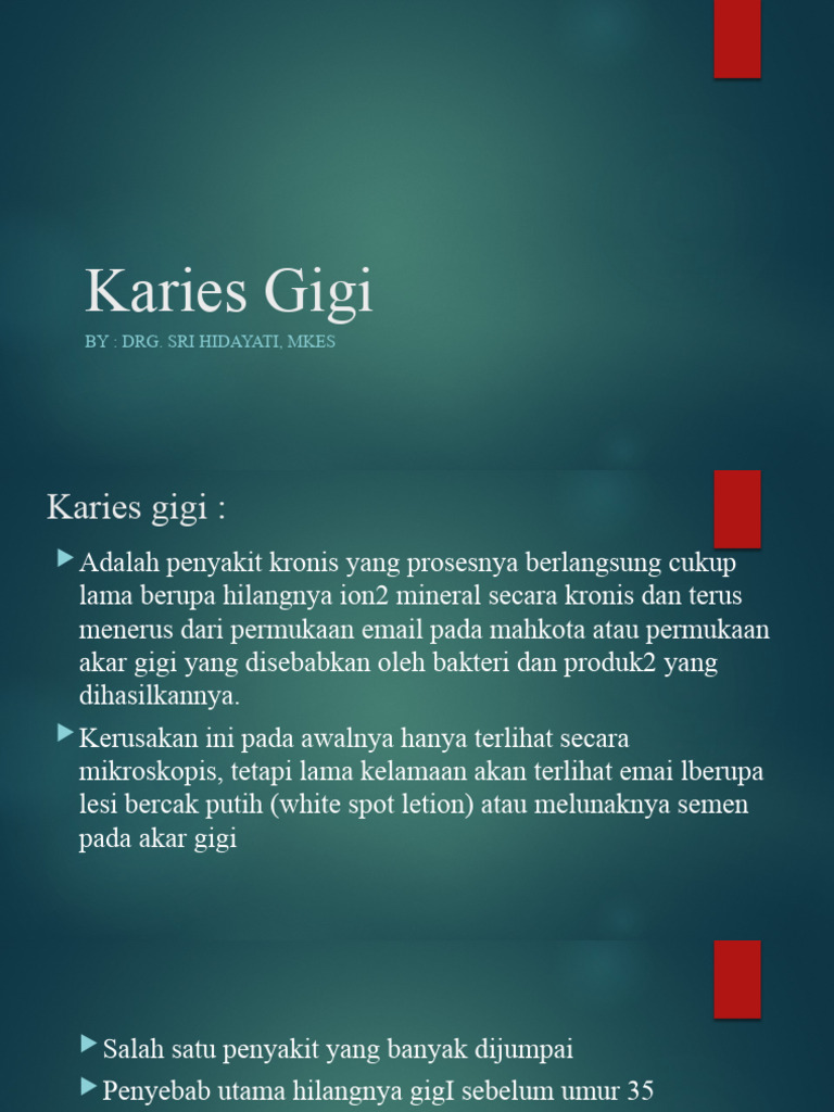 Karies Gigi | PDF