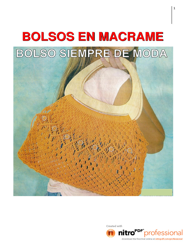 Macrame Bolsos | PDF