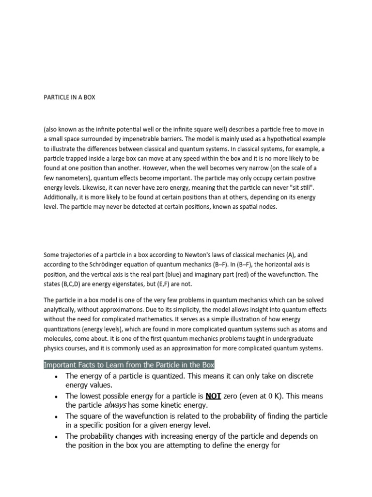 Quatum Mechanics | PDF