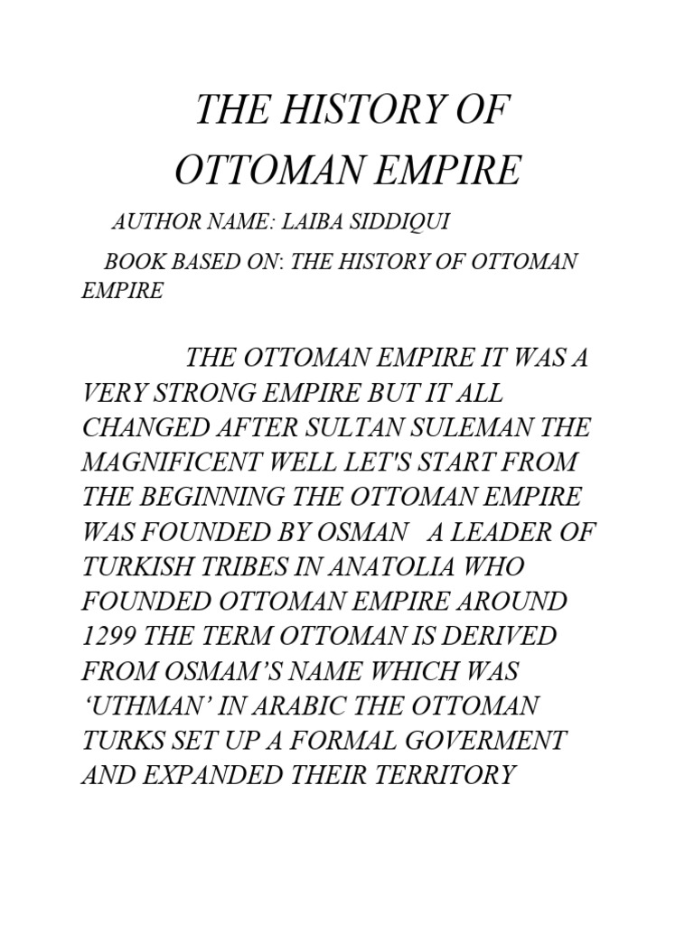 The History of Ottoman Empire | PDF