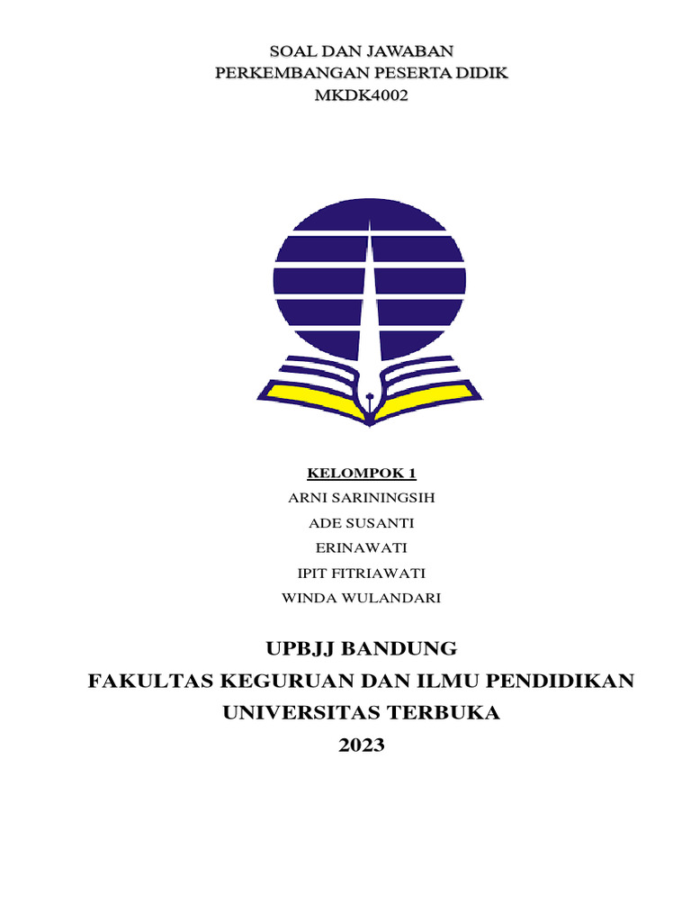 Kel.1 Soal&jawaban PPD - Kelas F | PDF