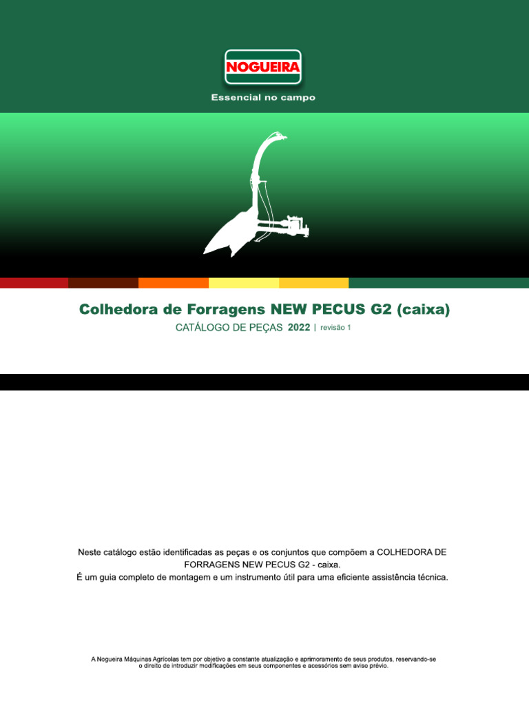 Catálogo de Peças New Pecus G2 | PDF