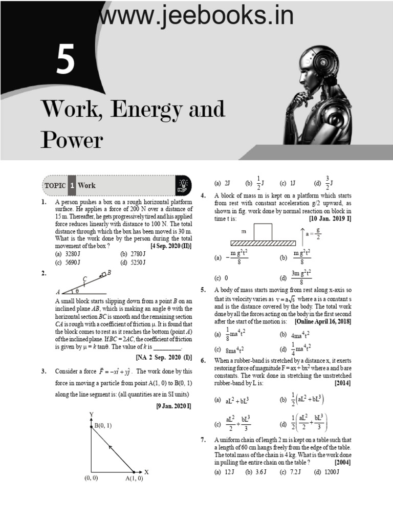 Work Power Energy | PDF | Collision | Force