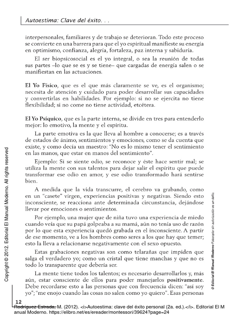 AUTOESTIMA CLAVE ÉXITO - Pág. 31 | PDF