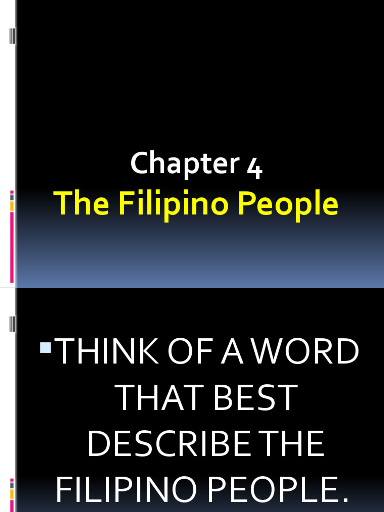 The Filipino People | PDF